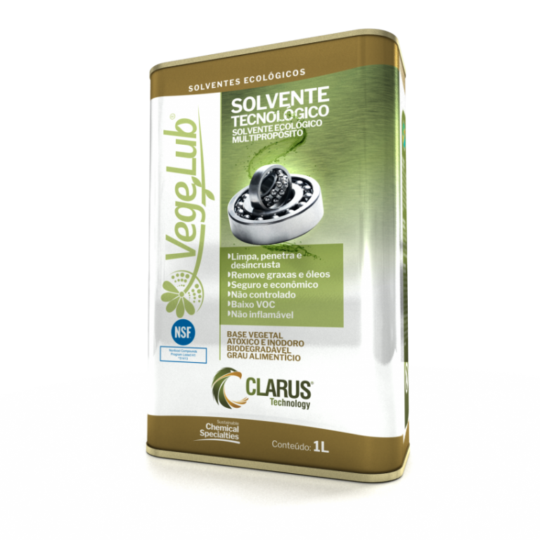CLARUS VegeLub Solvente Tecnológico Fluid – 1L | EcoAlvo